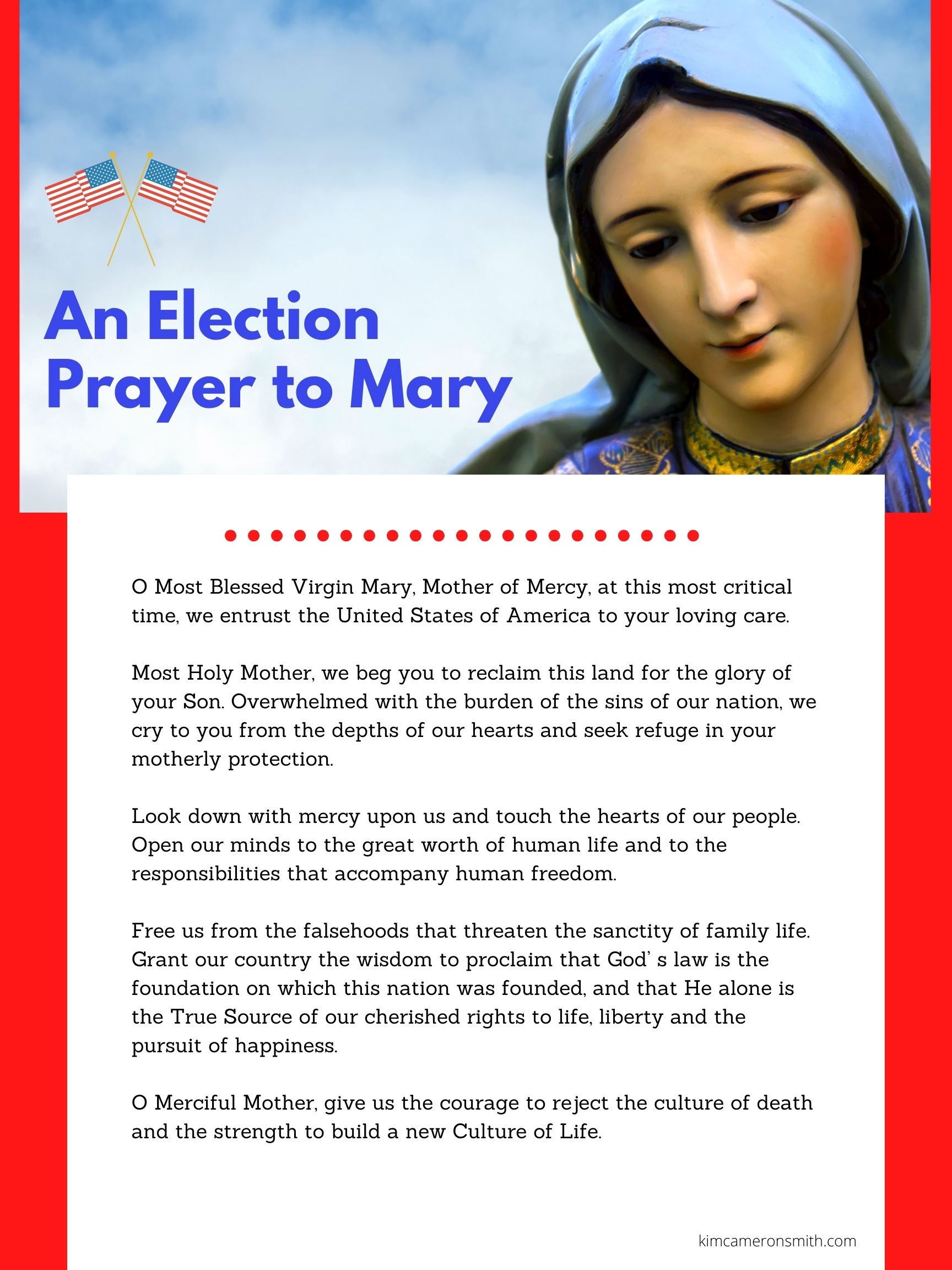 Variations on the Family Rosary for Election Day